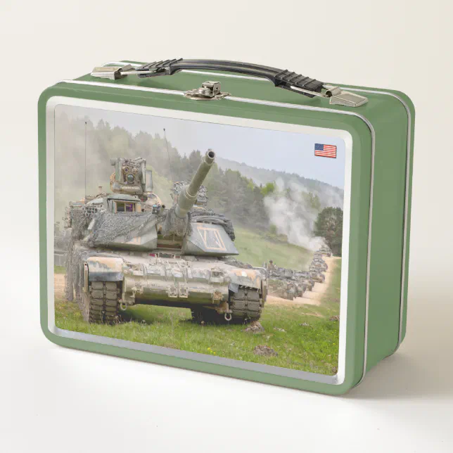 BATTLE TANK – M1 Abrams Metal Lunch Box | Zazzle