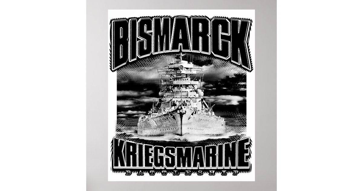 Battleship Bismarck Poster | Zazzle