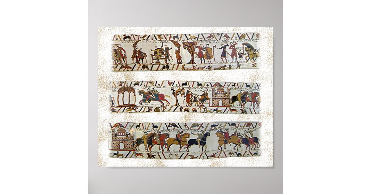 Bayeux Tapestry Scene Poster | Zazzle