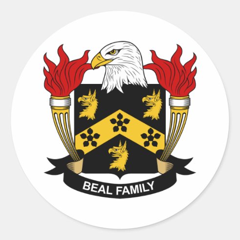 Family Crest Stickers & Labels | Zazzle UK