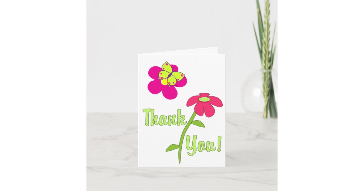 BEAUTIFUL EXPRESSIONS THANK YOU CARD | Zazzle