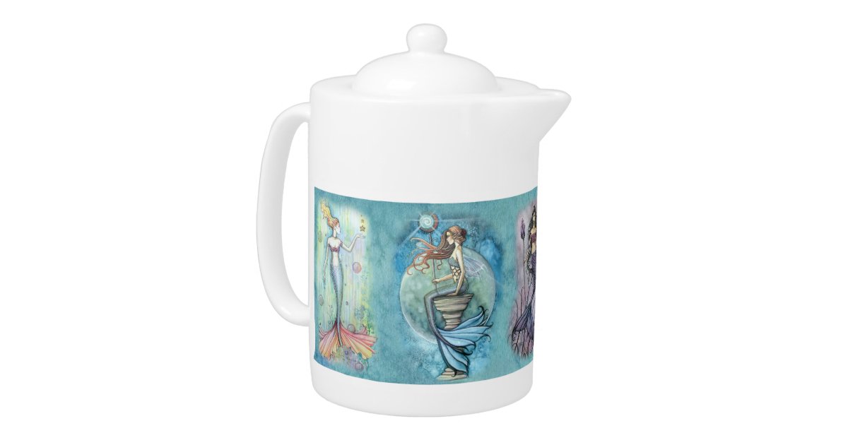 Beautiful Mermaid Teapot | Zazzle