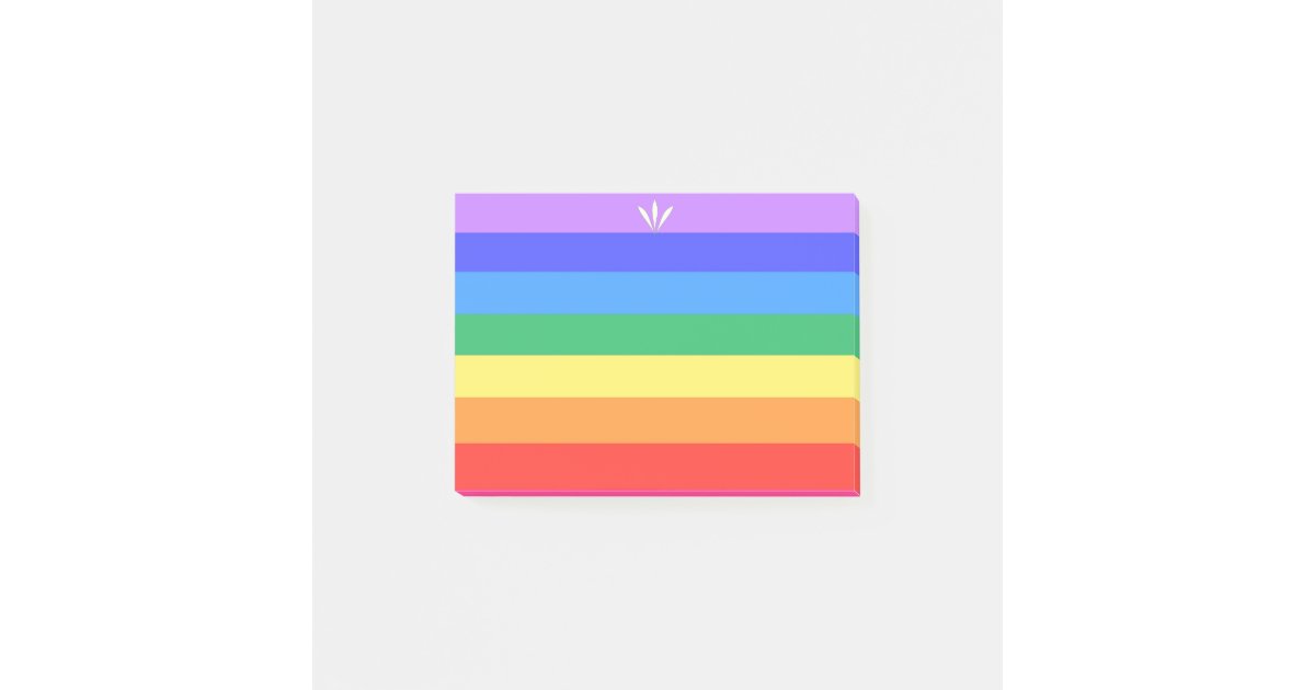 Beautiful Rainbow Post-it Notes | Zazzle