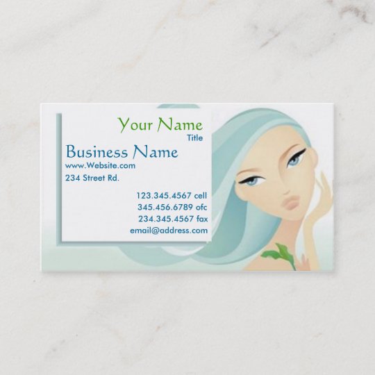 Beauty Business Cards custom | Zazzle.co.uk