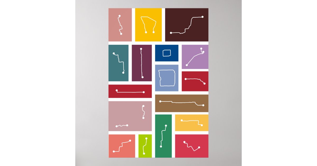 Beijing - Transit Palettes Poster | Zazzle