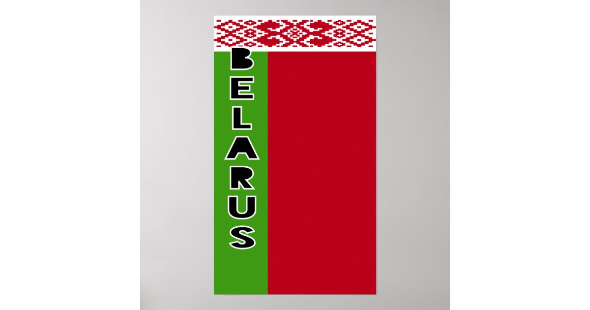Belarus Flag Poster | Zazzle