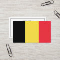 Belgian flag custom business card template | Zazzle