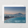 Benidorm, Spain coastal shot Postcard | Zazzle