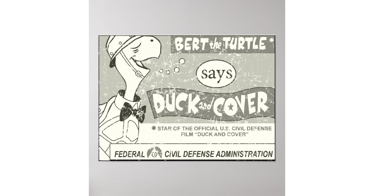 Bert the Turtle Says Poster | Zazzle