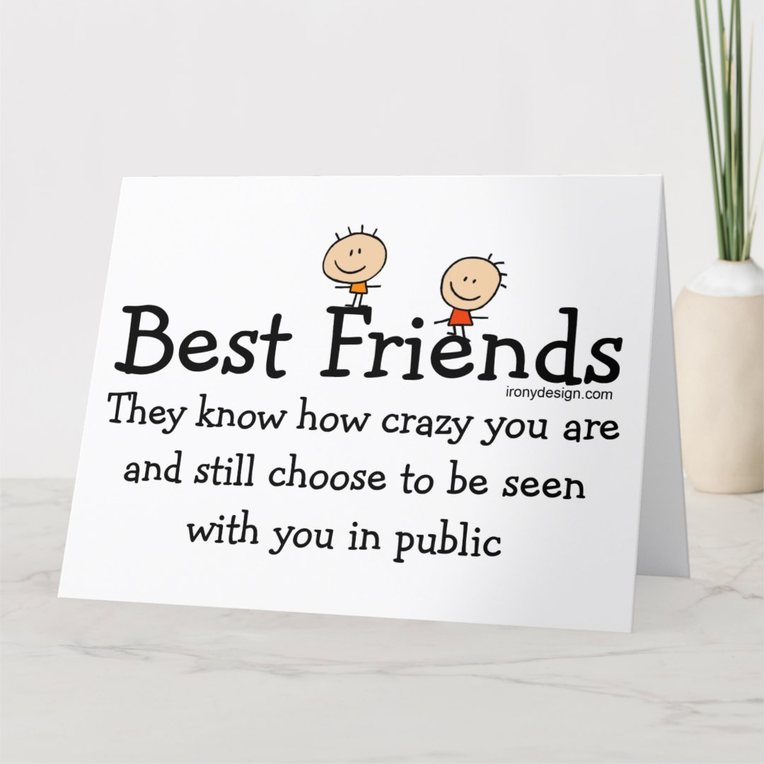 Best Friends Cards | Zazzle