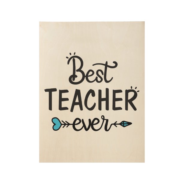 Best Teacher Ever Posters & Prints | Zazzle UK