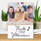 Best Veterinarian Custom Dog Pet Photo Veterinary Thank You Card | Zazzle