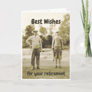 Funny Golf Retirement Cards | Zazzle UK