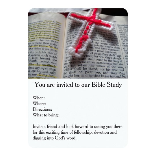 Bible Study Devotional Invitation | Zazzle.co.uk