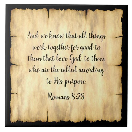 Bible Verse - Large Ceramic Tile | Zazzle.co.uk
