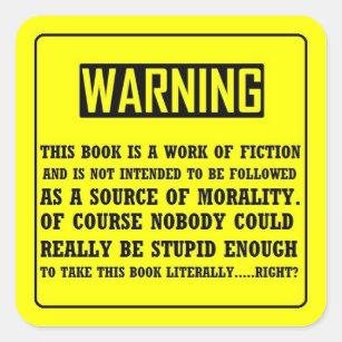 Bible Warning Stickers & Labels | Zazzle UK