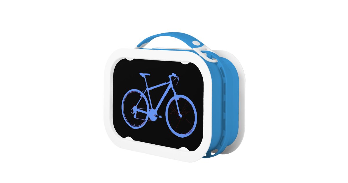 bicycle - biking + bike lunch box | Zazzle