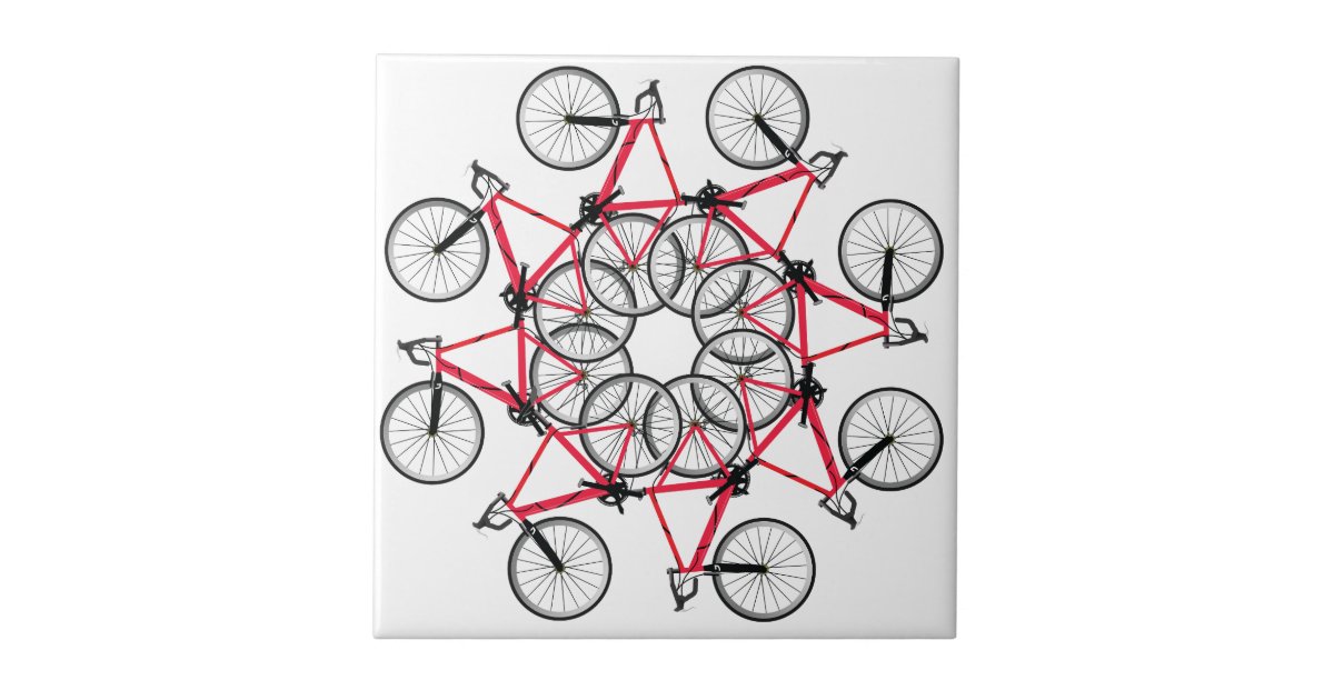 Bicycle cycle tile | Zazzle
