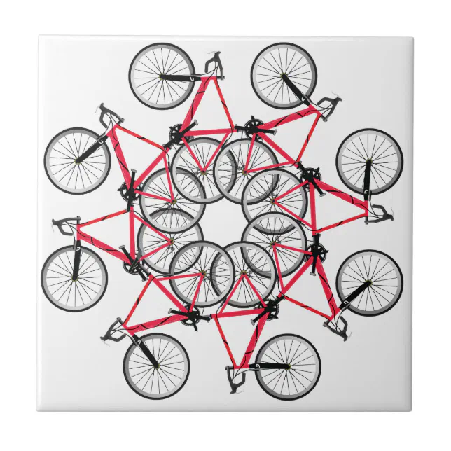 Bicycle cycle tile | Zazzle