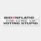 Bidenflation The Cost Of Voting Stupid | Inflation Bumper Sticker | Zazzle