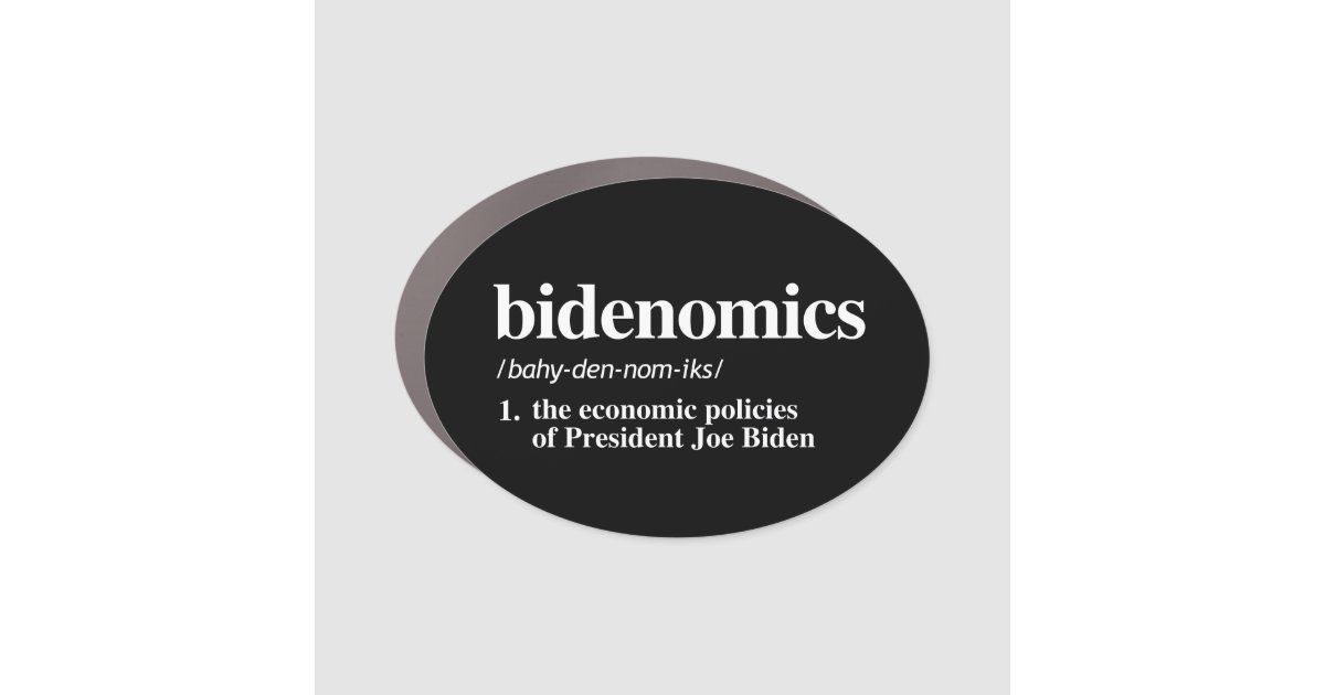 Bidenomics Definition Car Magnet | Zazzle