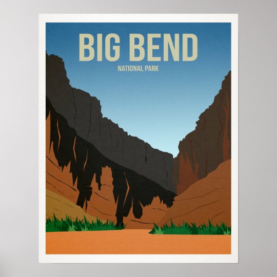 Big Bend National Park Poster | Zazzle.co.uk