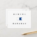 Bimini Bahamas Alpha Dive Flag Postcard | Zazzle