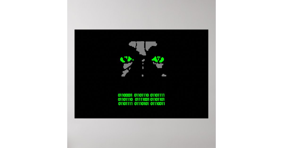 Binary Code Poster | Zazzle
