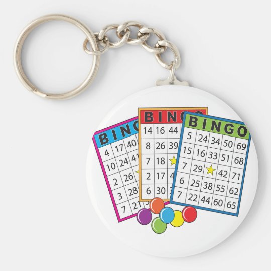 Bingo Cards Key Ring | Zazzle.co.uk