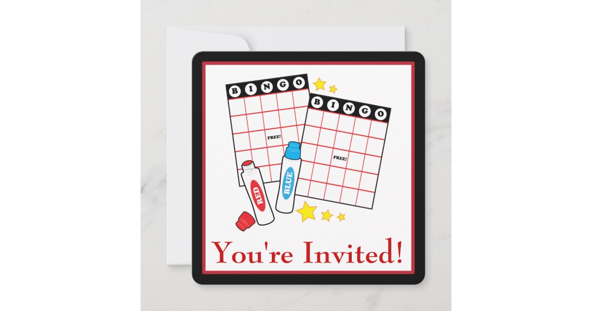 Bingo Party Invitation | Zazzle