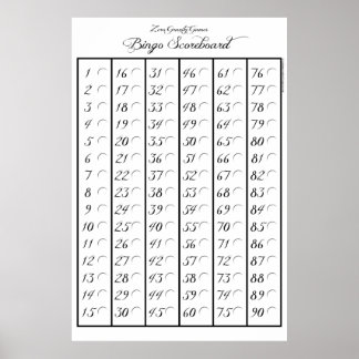 Bingo Posters | Zazzle.co.uk