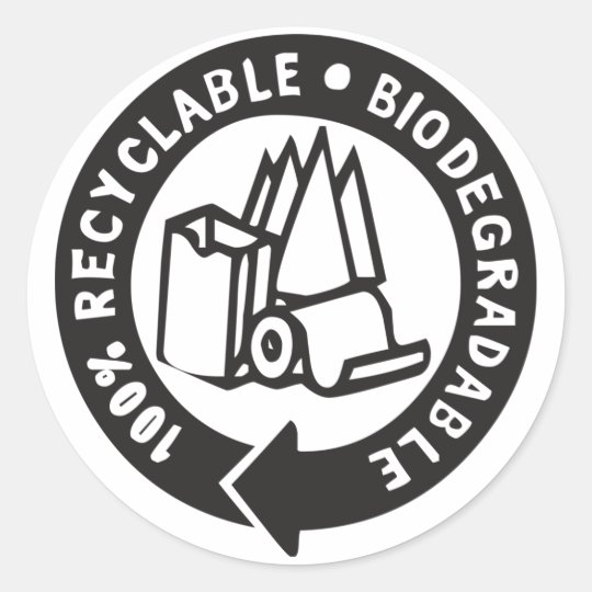 Biodegradable Stickers | Zazzle.co.uk