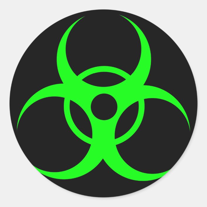 Biohazard Sticker | Zazzle.co.uk