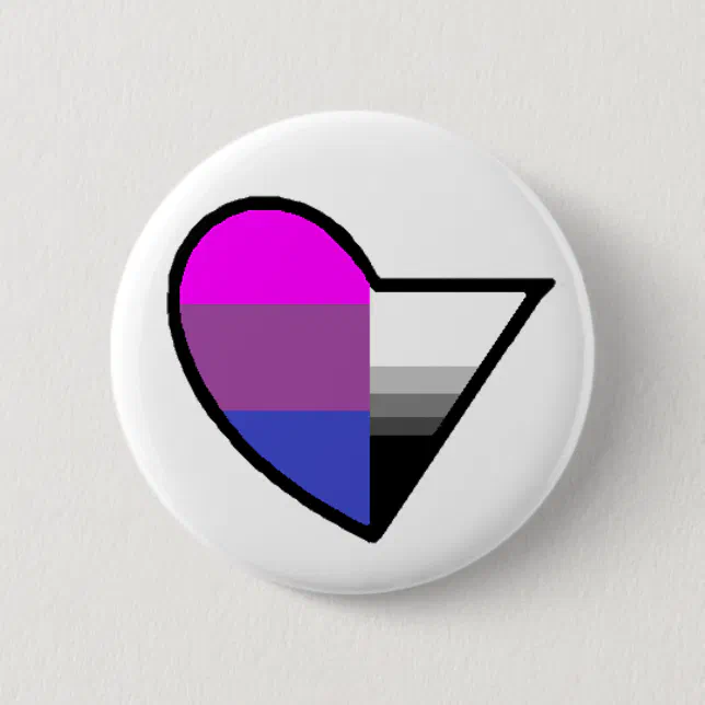 Biromantic Demisexual Button | Zazzle