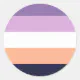 Biromantic Pride Flag Classic Round Sticker | Zazzle