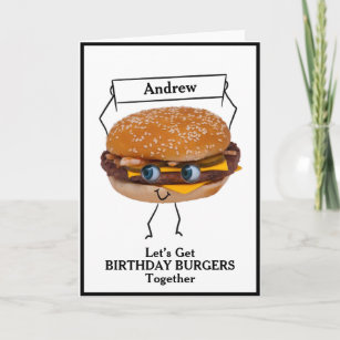 Burger Cards | Zazzle UK
