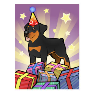 Rottweiler Birthday Cards | Zazzle UK