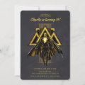 Black Adam Chalkboard Birthday Invitation | Zazzle