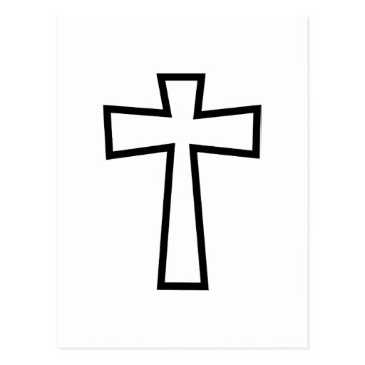 Black Cross Outline | Zazzle