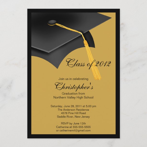 Modern Graduation Invitations | Zazzle.co.uk