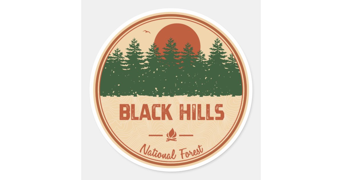 Black Hills National Forest Classic Round Sticker | Zazzle