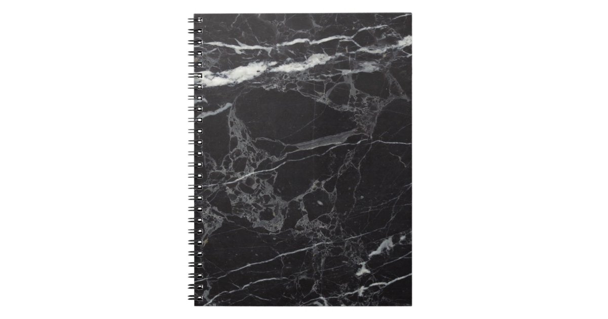 Black Marble Notebook | Zazzle