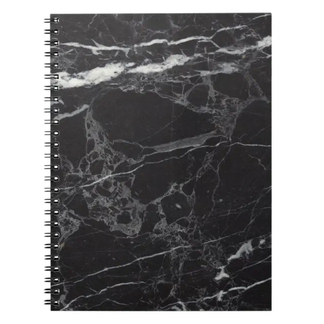 Black Marble Notebook | Zazzle