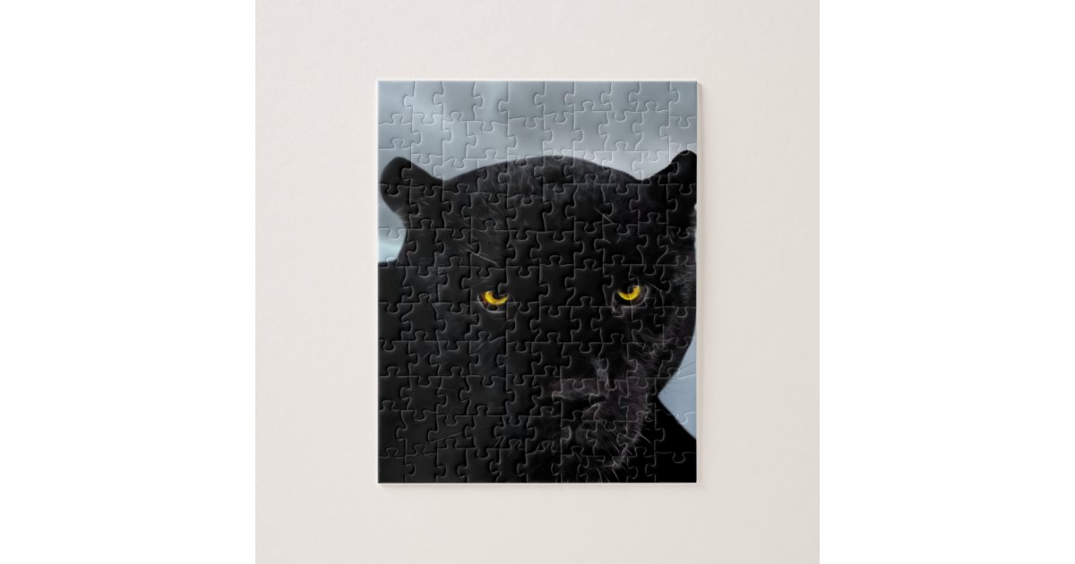 Black Panther Panthera Jigsaw Puzzle | Zazzle