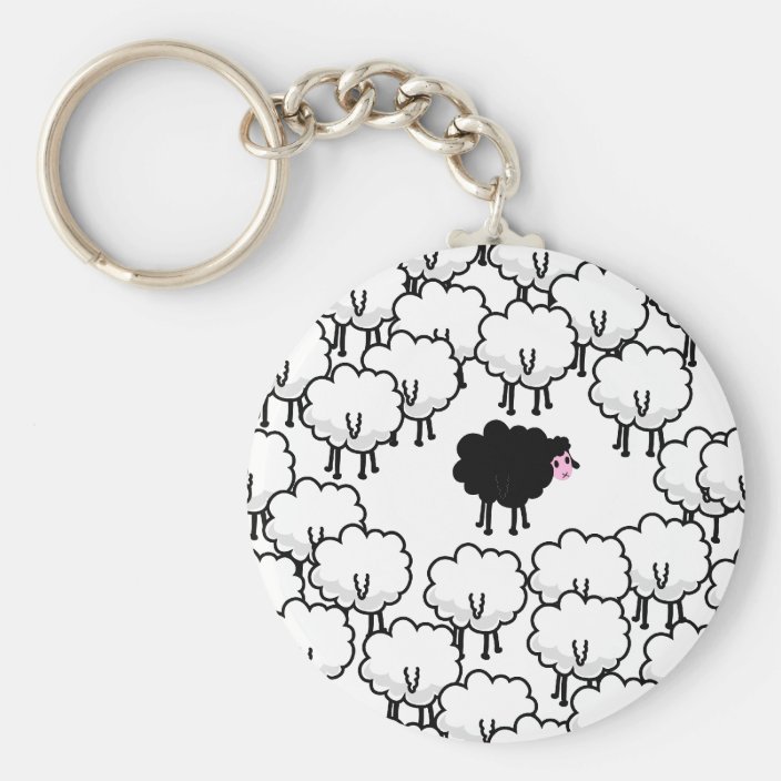 Black Sheep Key Ring | Zazzle.co.uk