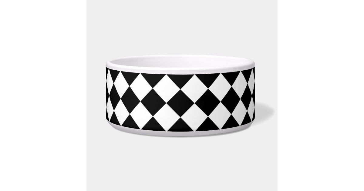 Black White Diamond Checkers | Zazzle