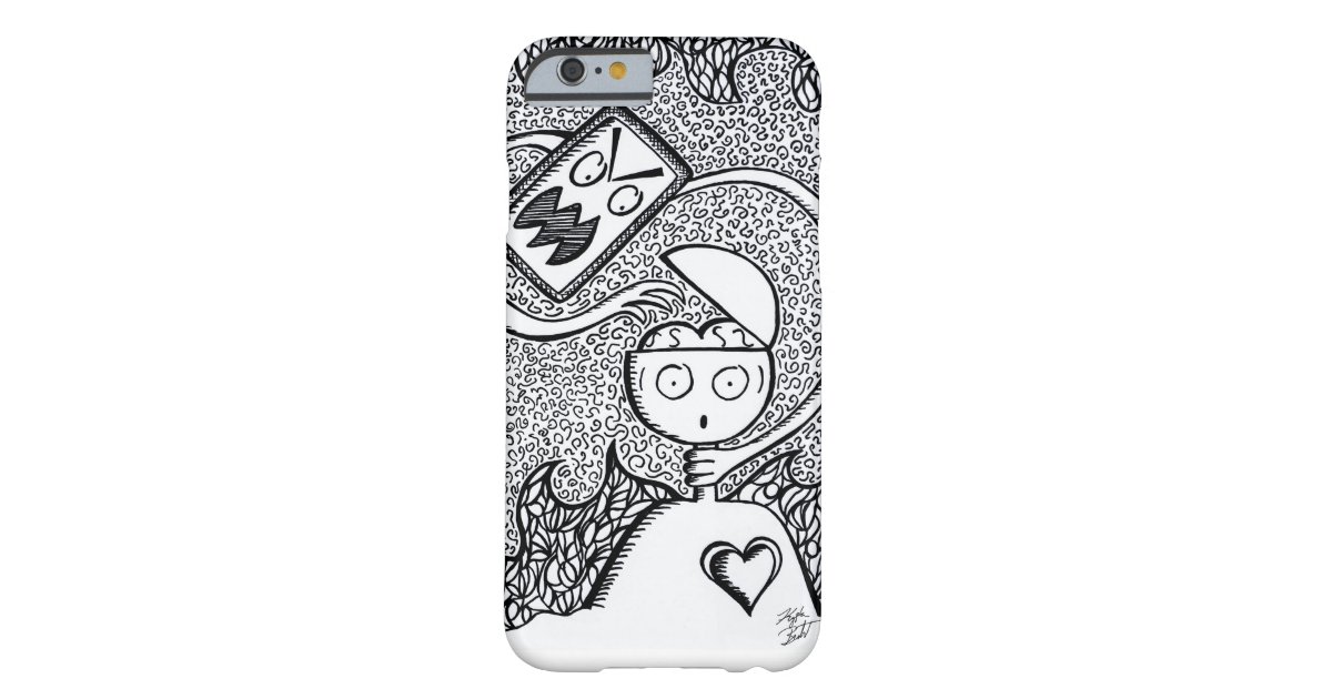 Black White Ink Hand-Drawn Phone Case | Zazzle