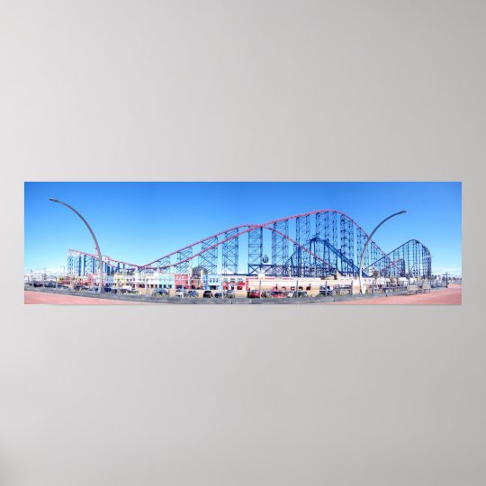 Blackpool Pleasure Beach Poster | Zazzle.co.uk