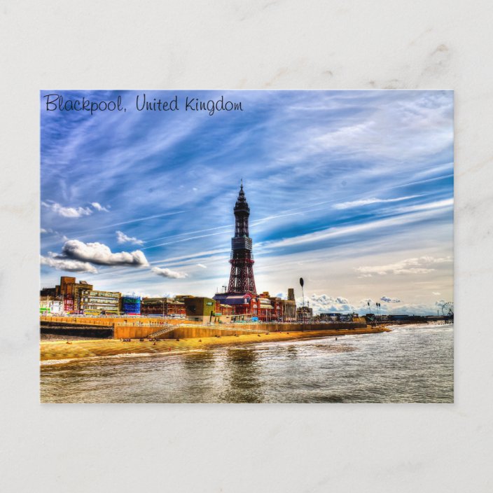 Blackpool Tower Postcard | Zazzle.co.uk