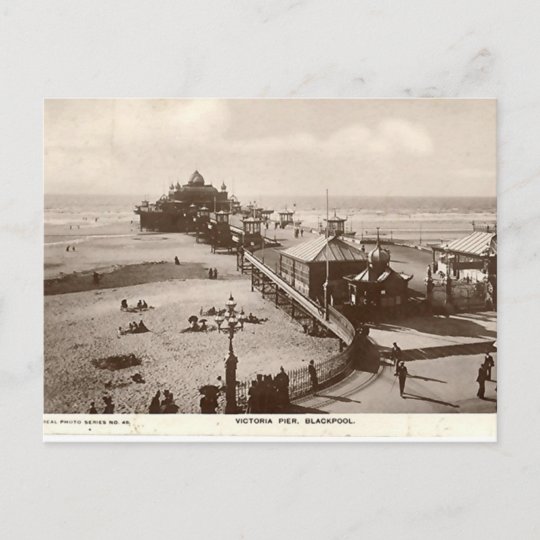 Blackpool, Victoria Pier Postcard | Zazzle.co.uk